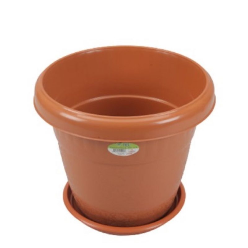 Flower Tub with Tray 12 - eDecor