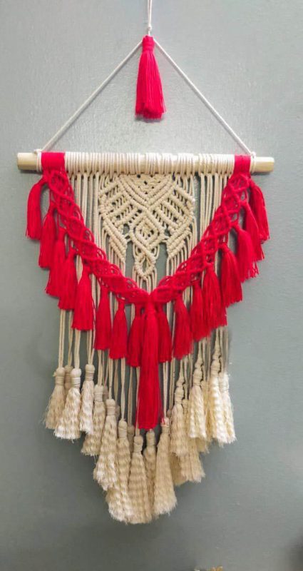 Handmade Wool Wall Hanger - eDecor